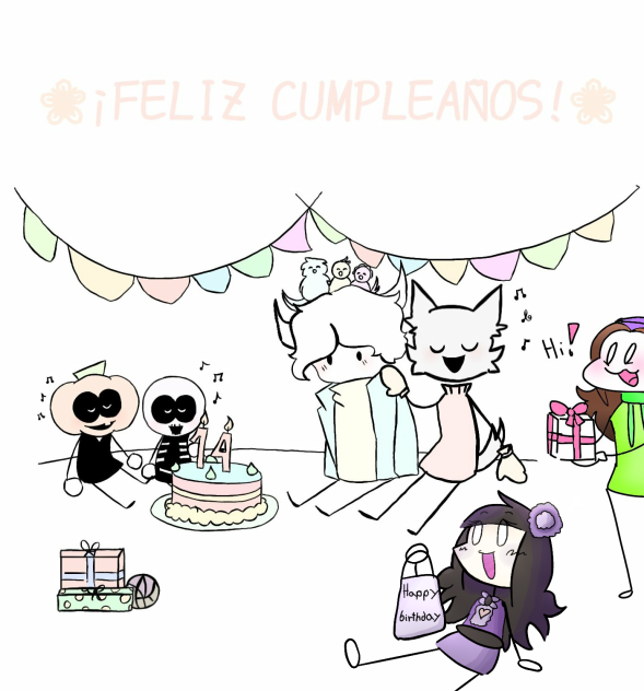 Collab for HAPPY BIRTHDAY - ibisPaint