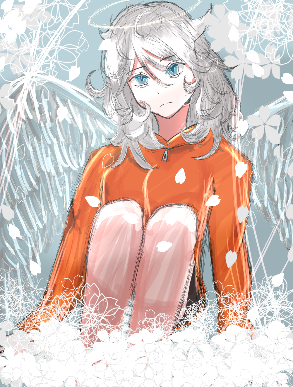 Angel that fall from the sky - ibisPaint