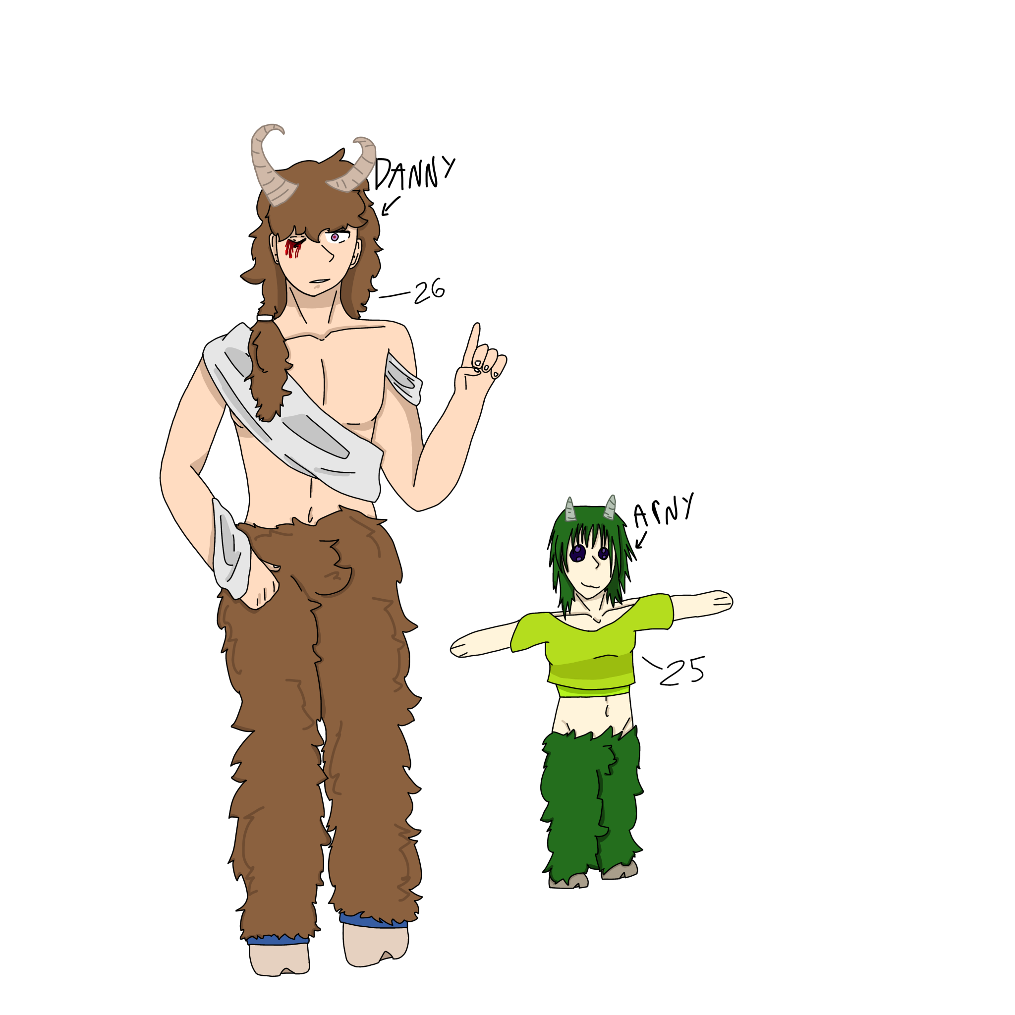 Fluffy satyrs - ibisPaint