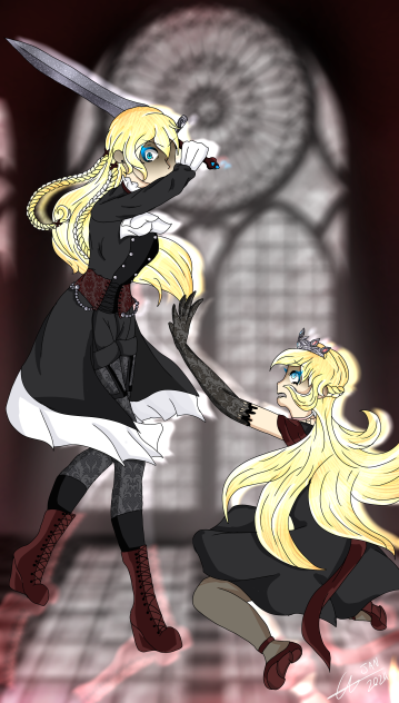 some edgy gothic art - ibisPaint