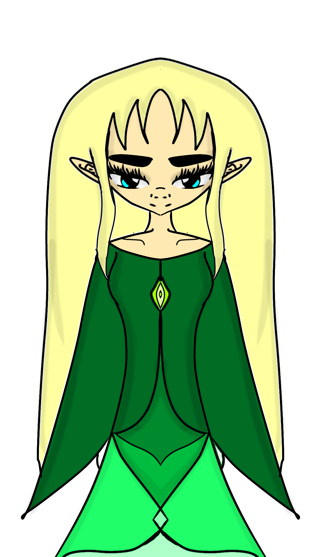 The Elf Maiden. - ibisPaint