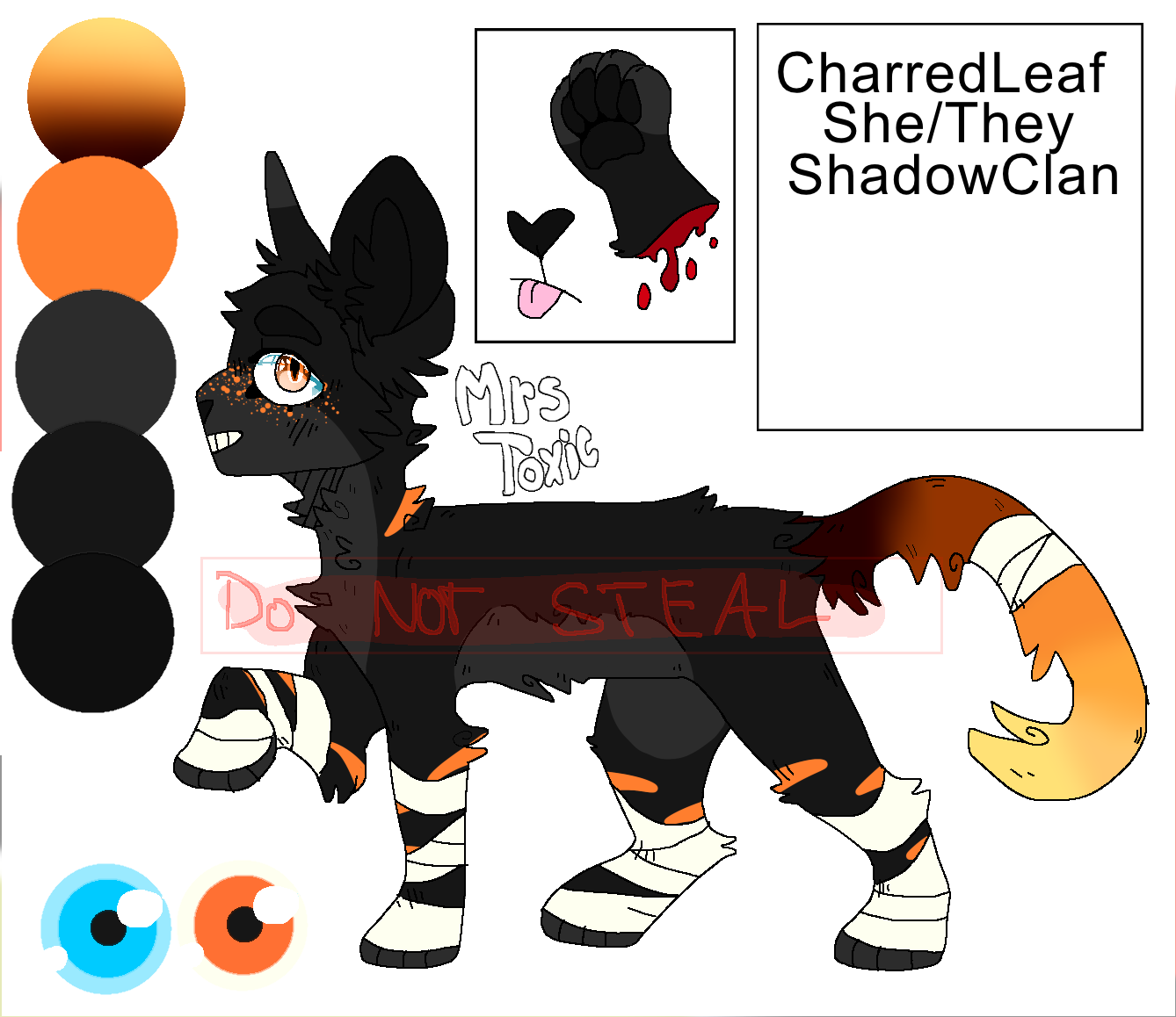 Charred Leaf - ibisPaint