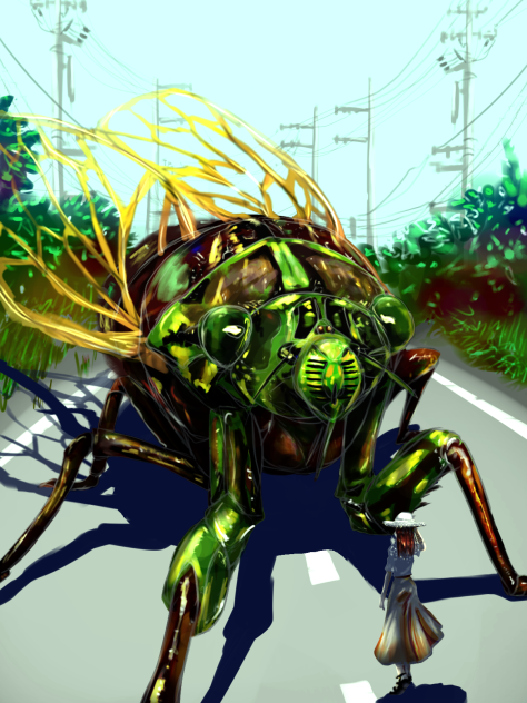 cicada impact - ibisPaint