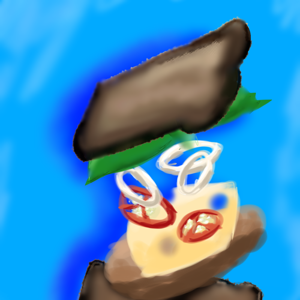 kinda realistic sandwich - ibisPaint