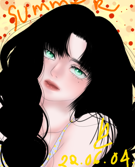 black hair - ibisPaint