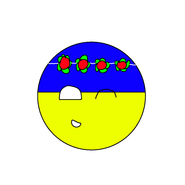 Ukraine countryballs - ibisPaint