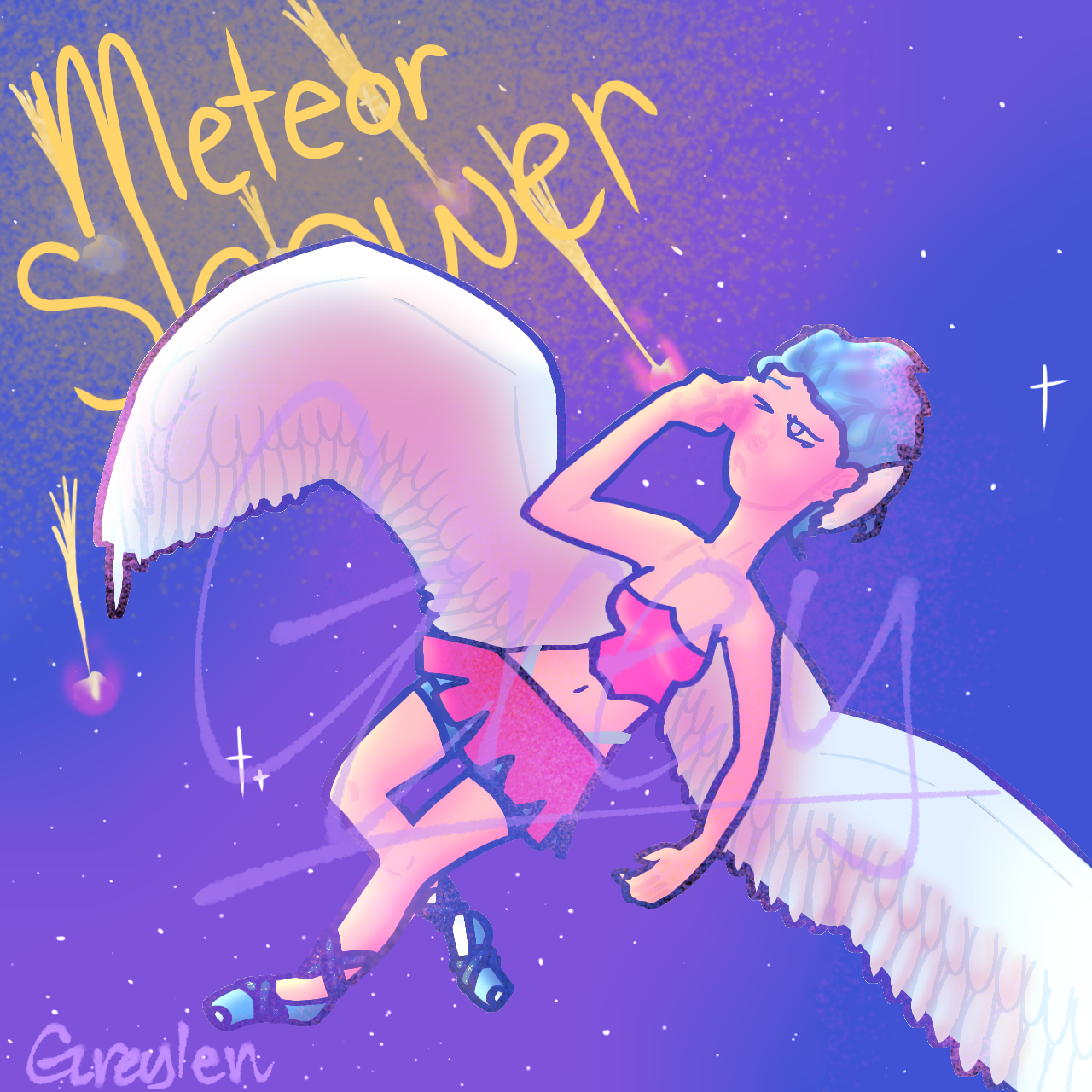 Meteor Shower 🌠 - ibisPaint