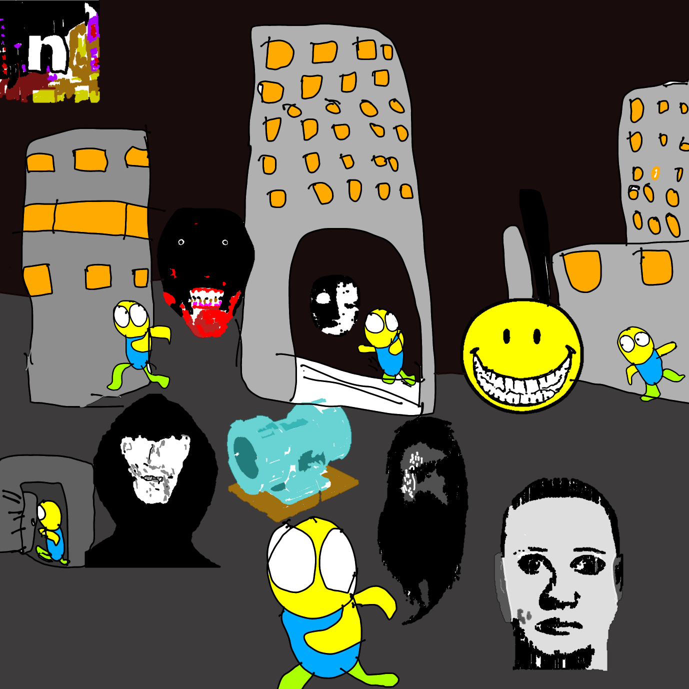 Ghost town - ibisPaint