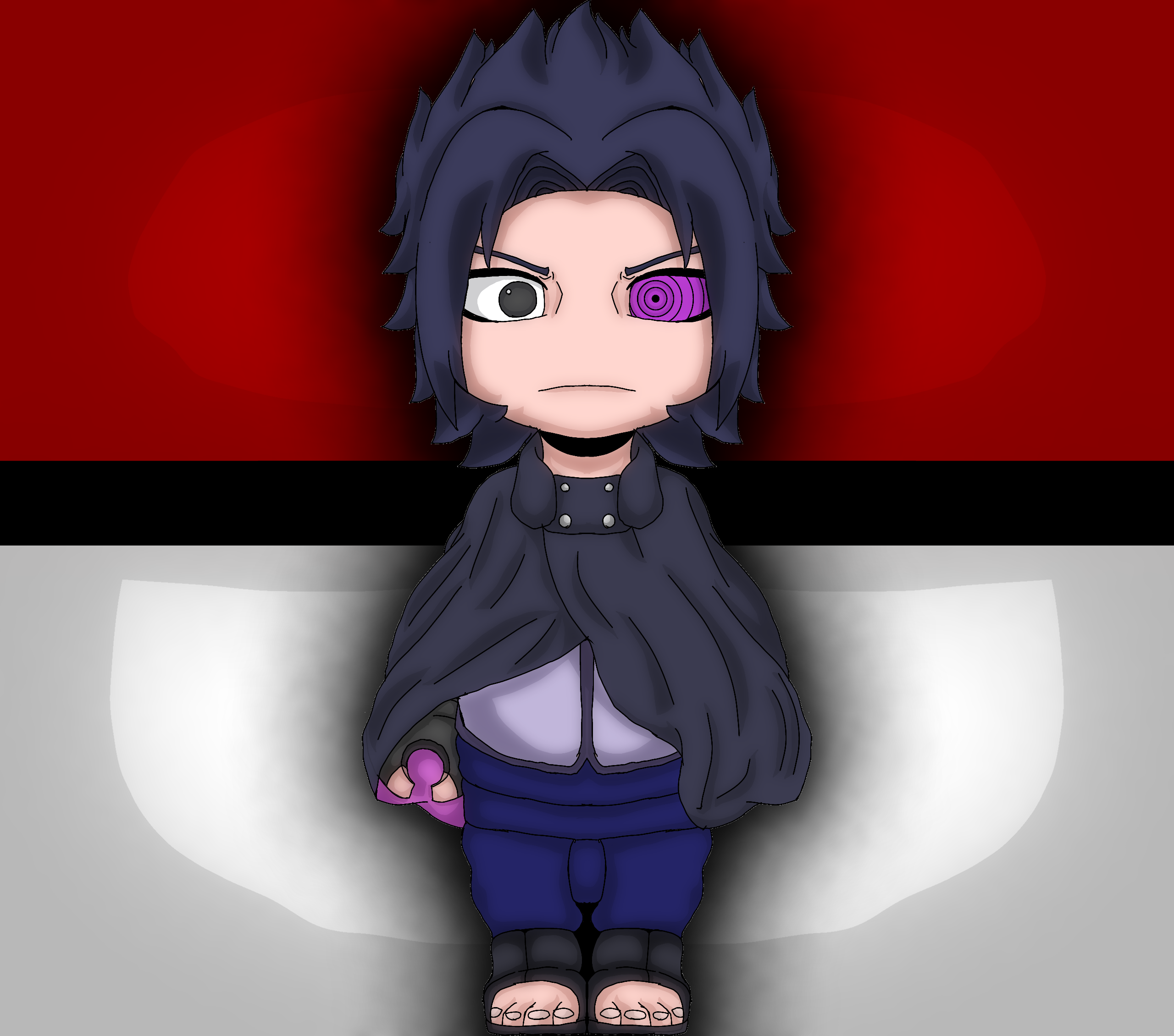 Sasuke Uchiha - Lego reimagined look! - ibisPaint