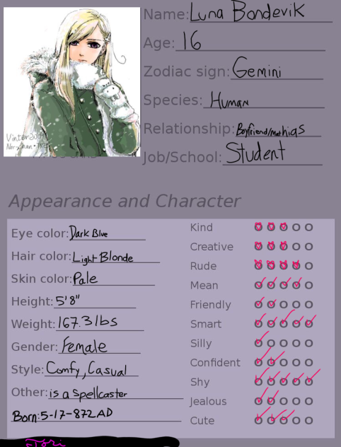 Nyo!Norway OC card - ibisPaint
