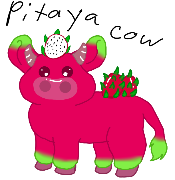 pitaya cow - ibisPaint