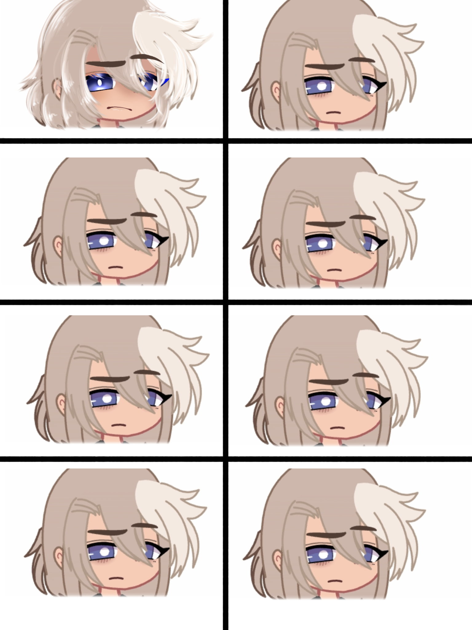 Gacha face edit collab - ibisPaint