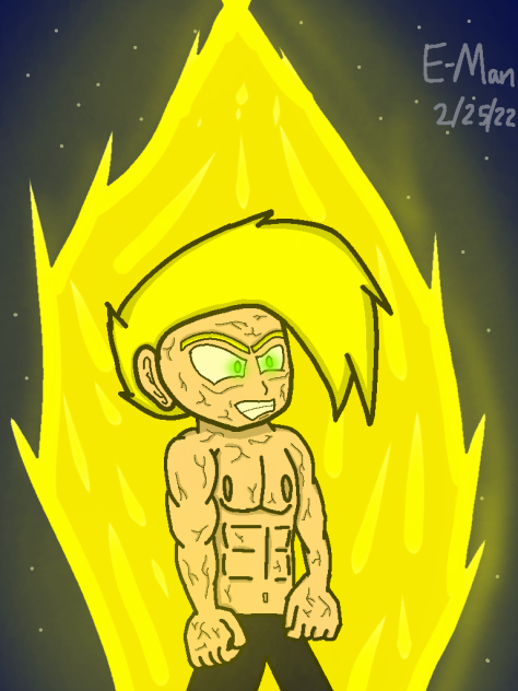 Super Saiyan in the Night - ibisPaint