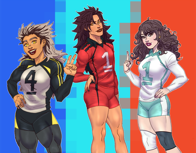 Fem Captains !! - ibisPaint