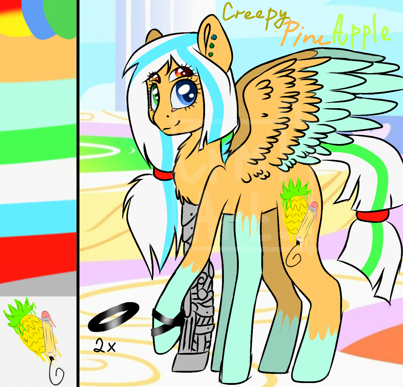 Creepy Pineapple - ibisPaint