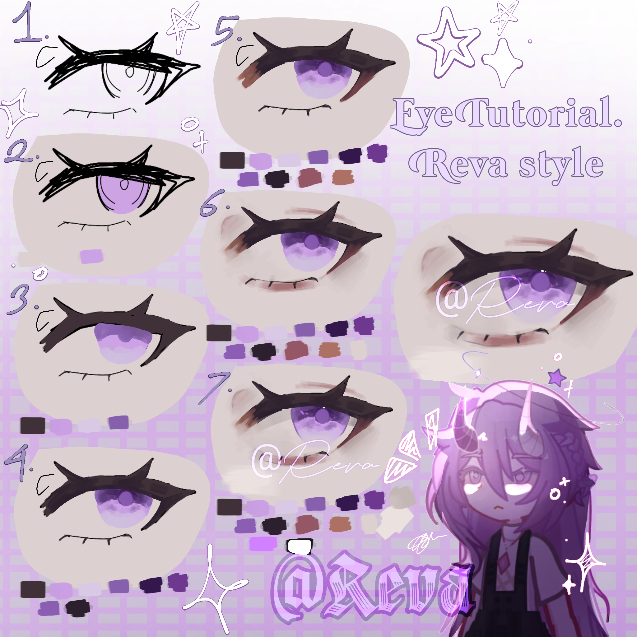Eye tutorial Reva style💞 - ibisPaint
