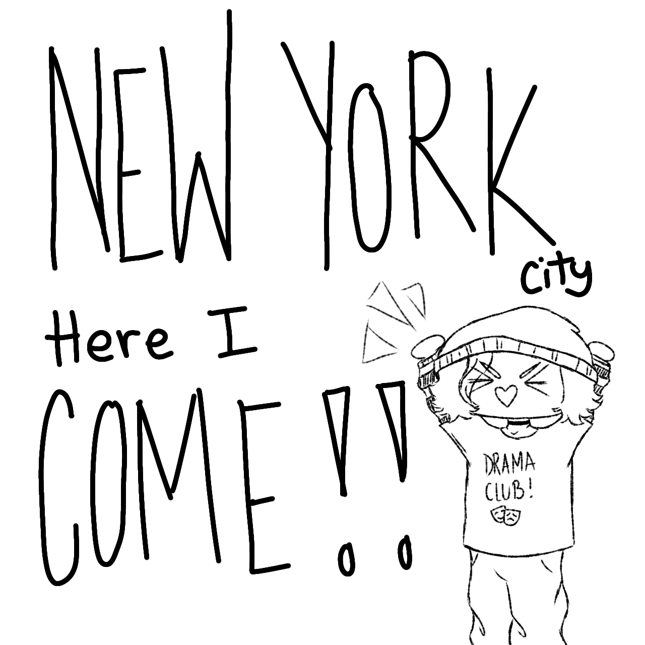 New York city, Here I come!!! ft. irl me - ibisPaint