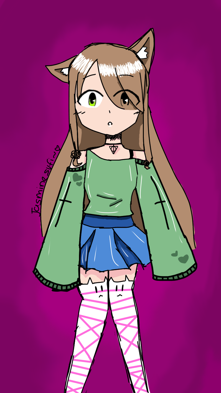 wolfie Chan main OC ( it’s me) - ibisPaint
