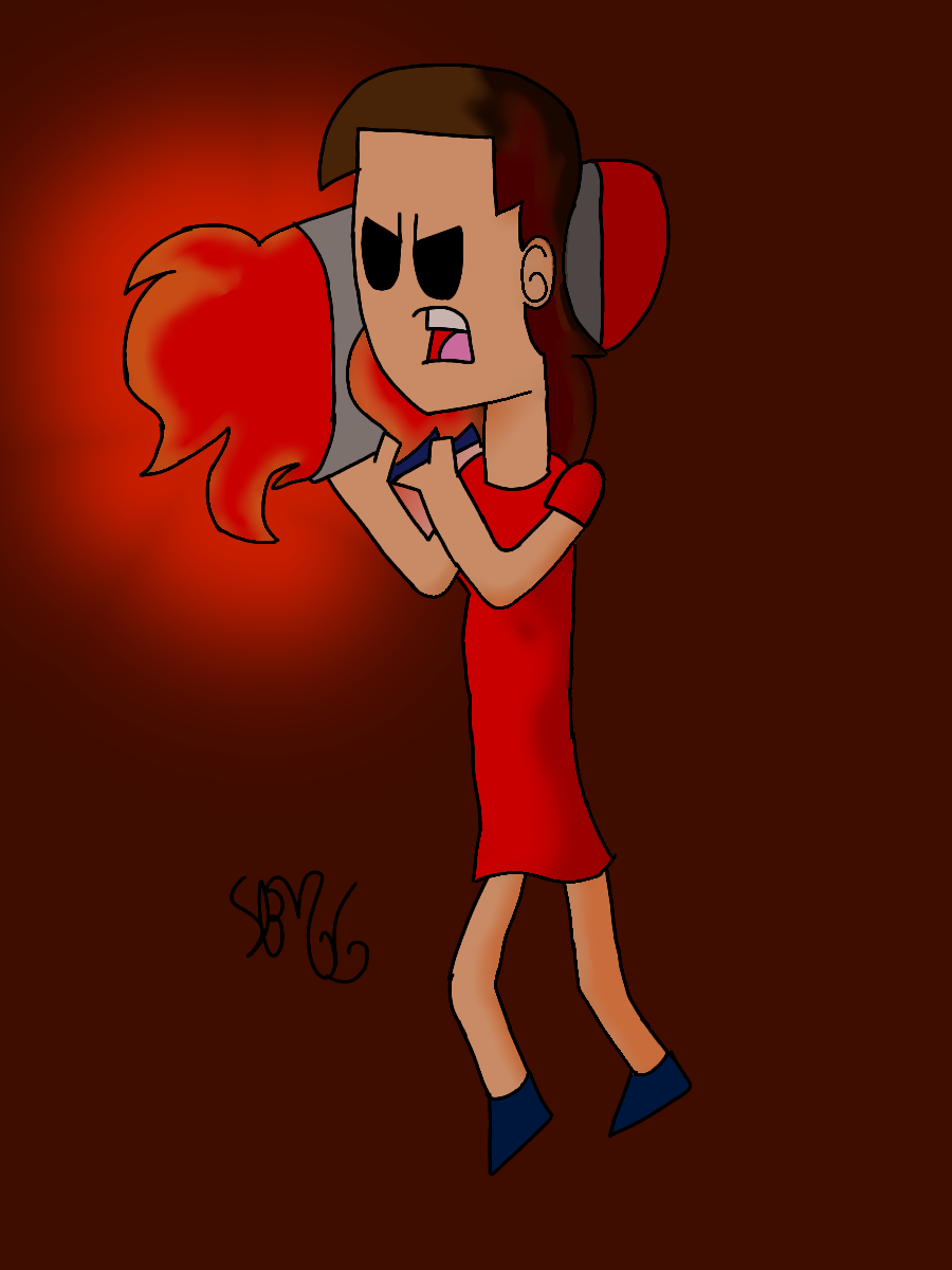 Flaming bullet! - ibisPaint