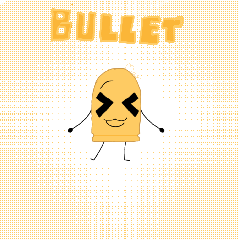 ITS BULLET CHAT he silly and uh yellow - ibisPaint