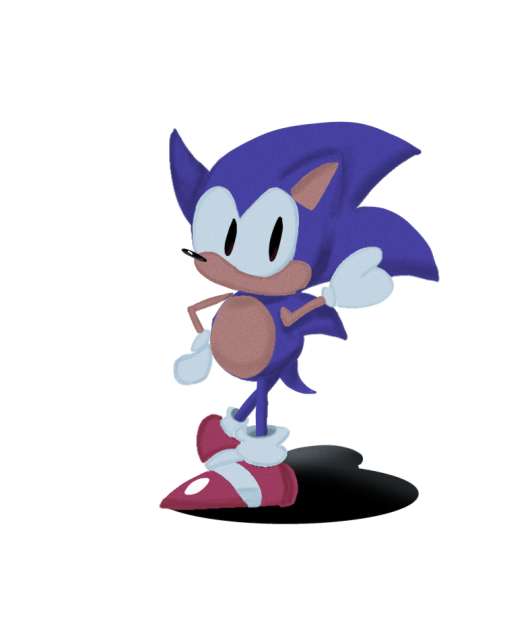 sonic jp art style - ibisPaint