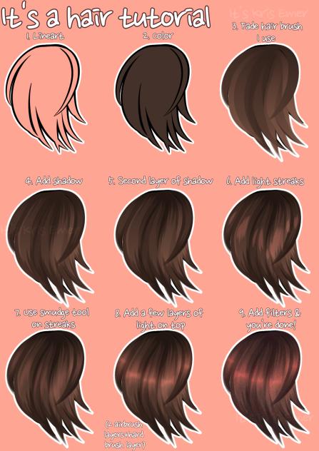 It's a hair rendering tutorial - ibisPaint