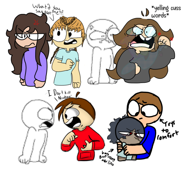 Angry collab - ibisPaint