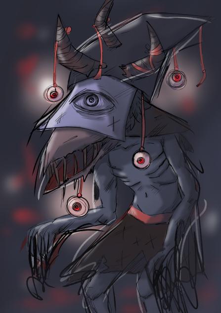 Some weird creature I dreamed about - ibisPaint