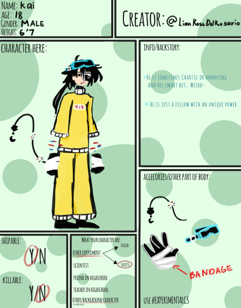 Character sheet - ibisPaint