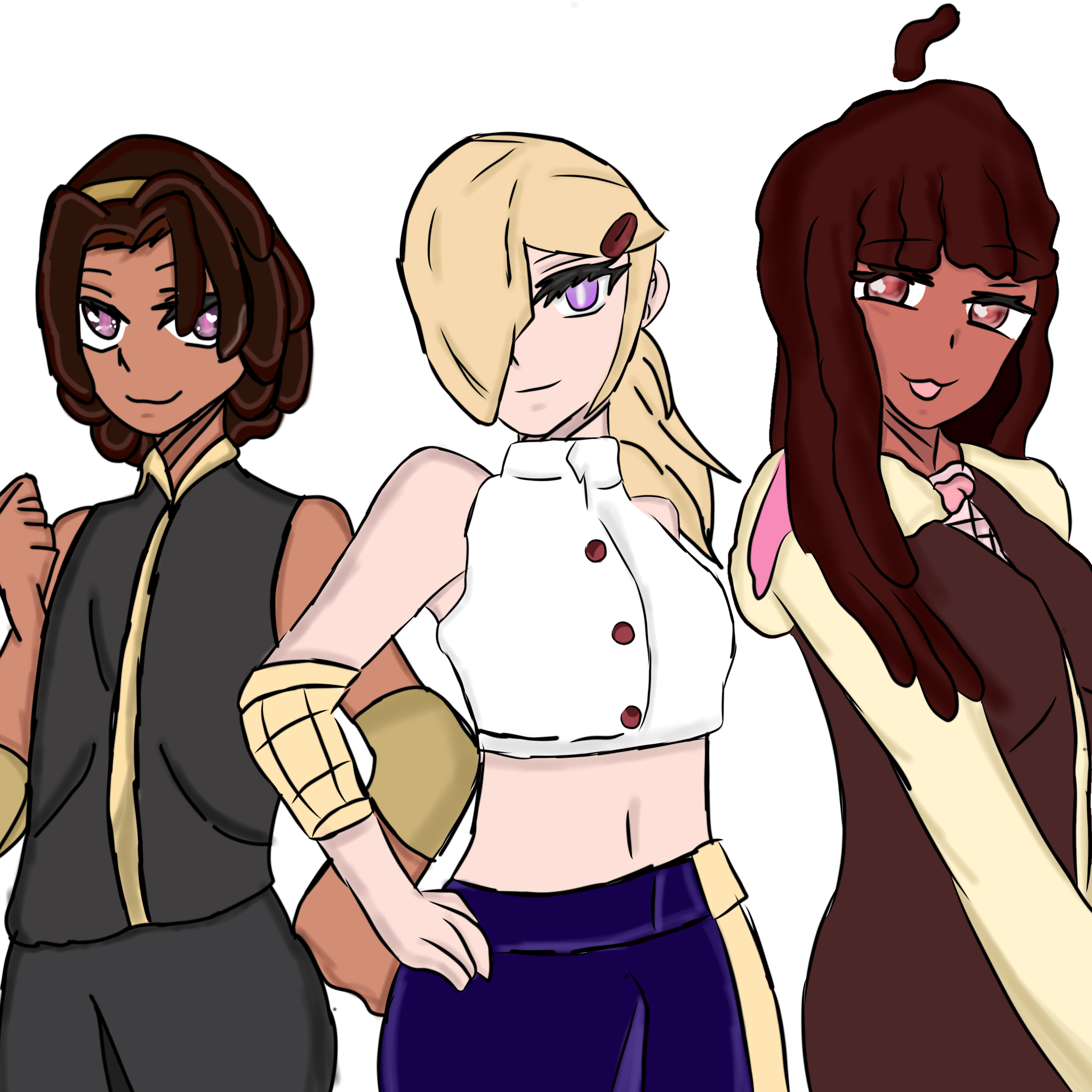 Brooklyn x Yui x Polly the BFFS - ibisPaint