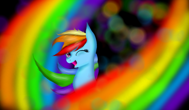 Speedpaint rainbow dash - ibisPaint