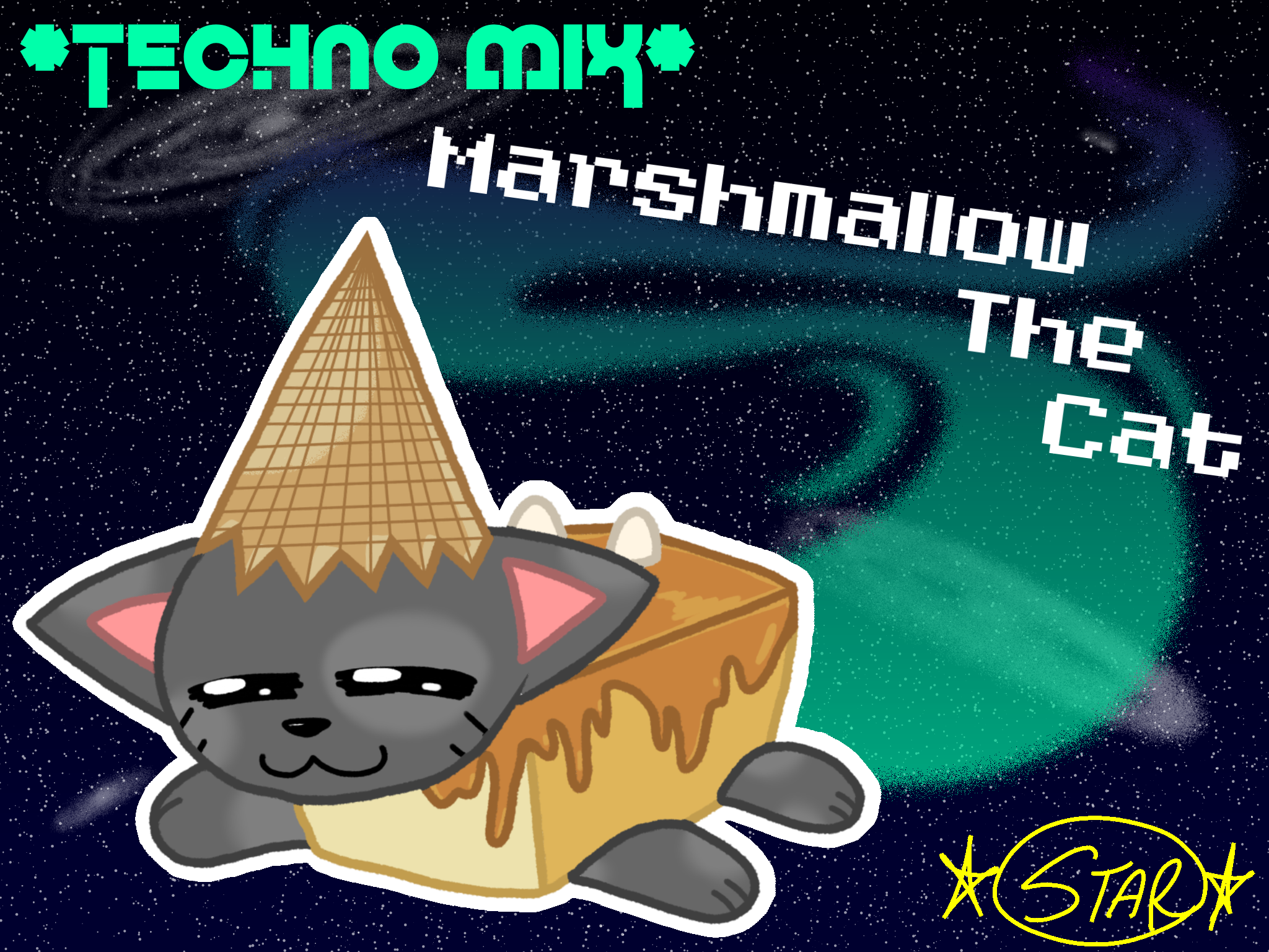 Techno mix “Nyan Cat” - ibisPaint