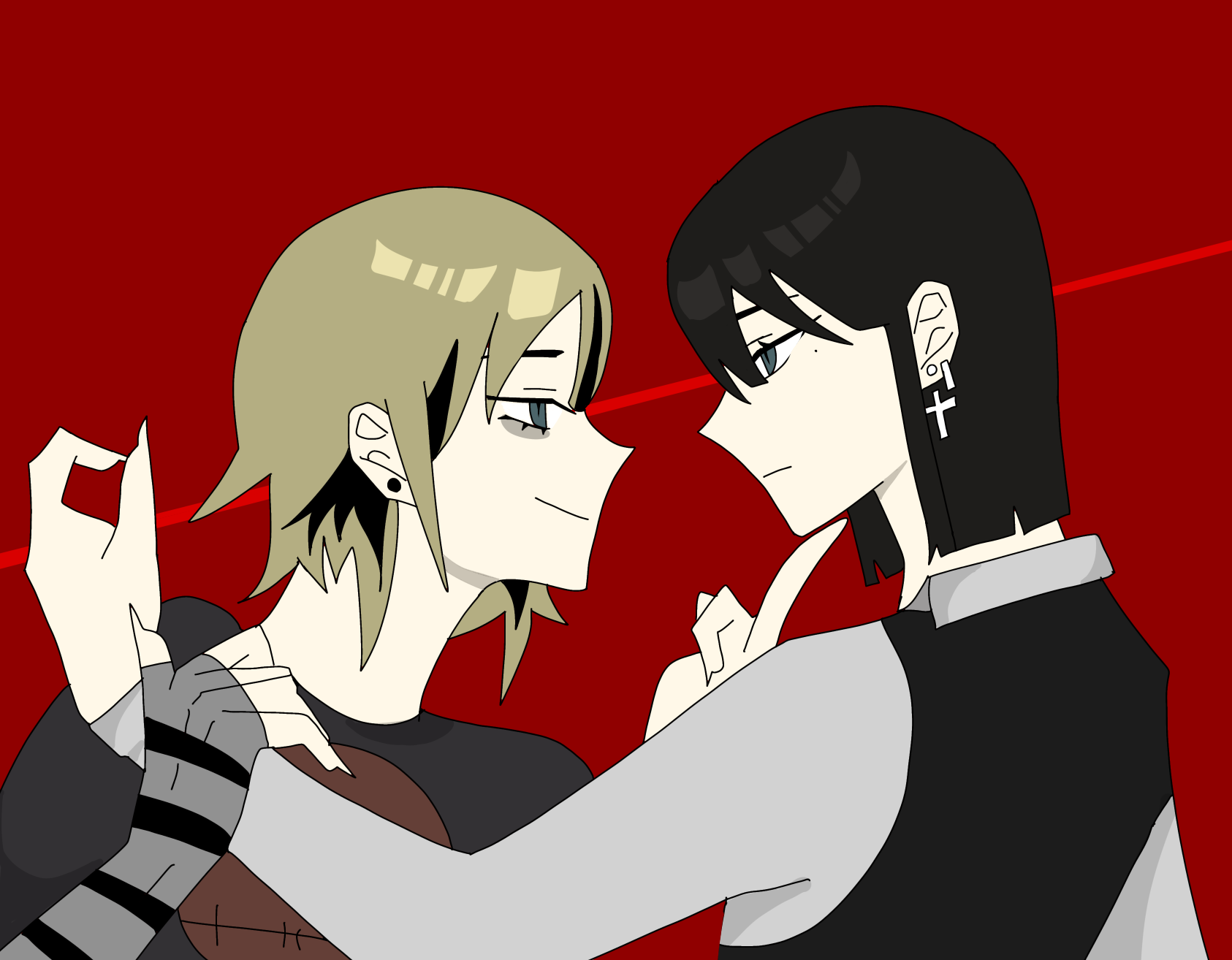 Character meets creator - ibisPaint