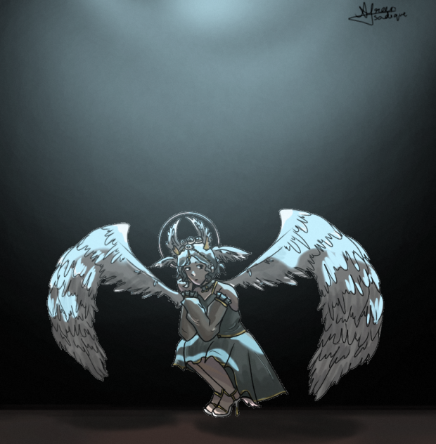 Angel from above - ibisPaint