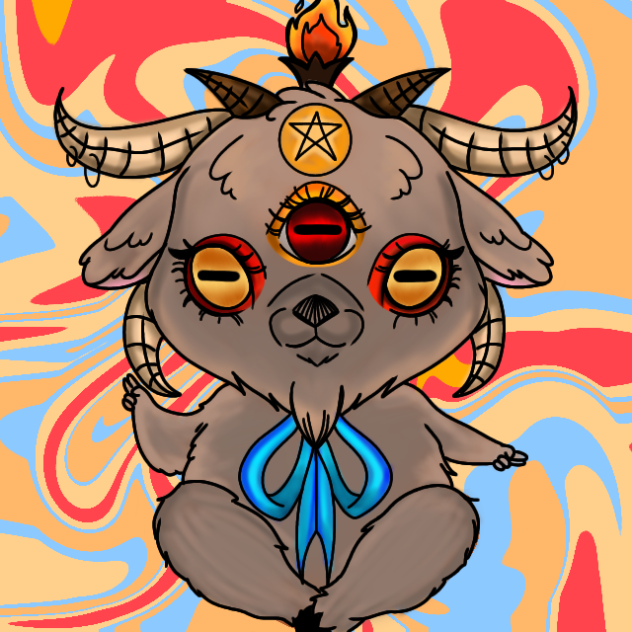 The hell fire goat - ibisPaint