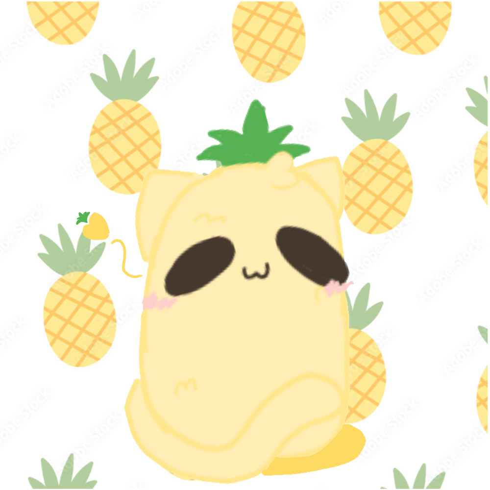Pineapple kitty - ibisPaint