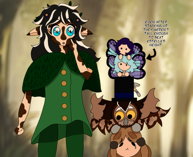 Four Gremlins and a Firbolg - ibisPaint
