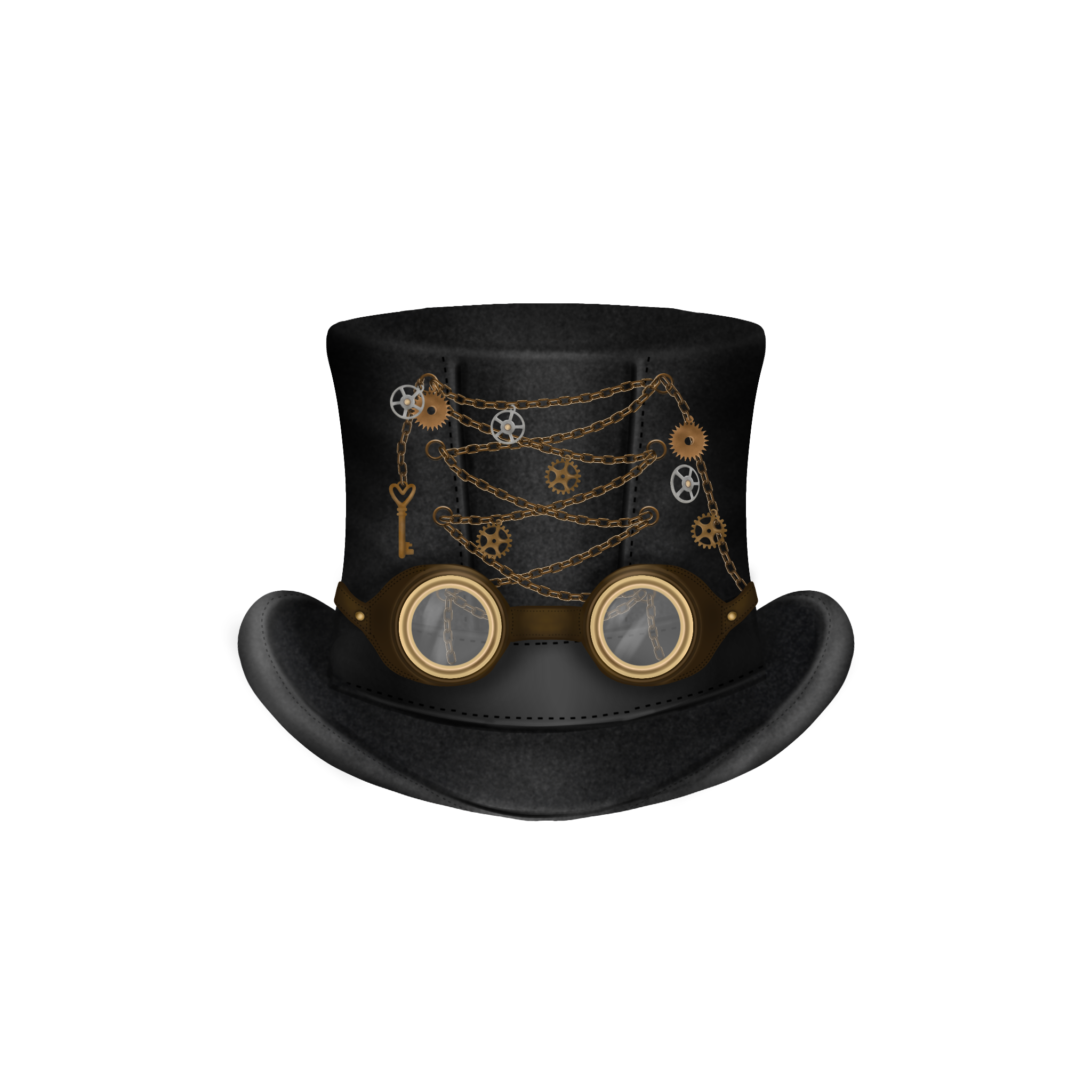 steampunk hat - ibisPaint