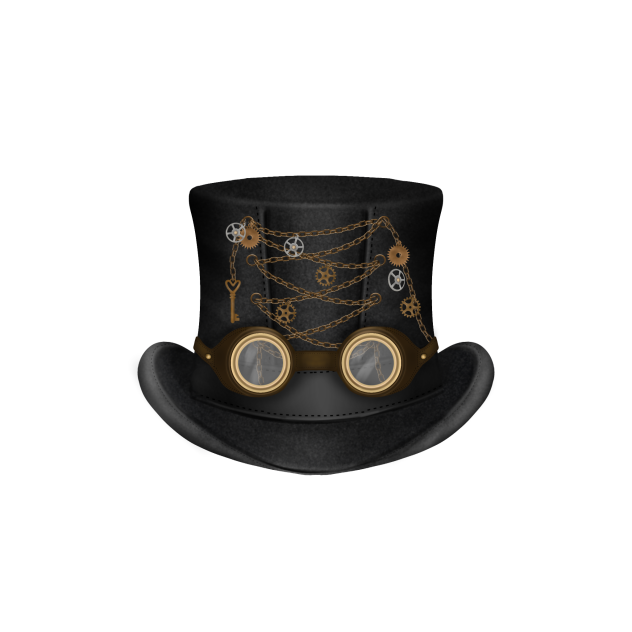 steampunk hat - ibisPaint