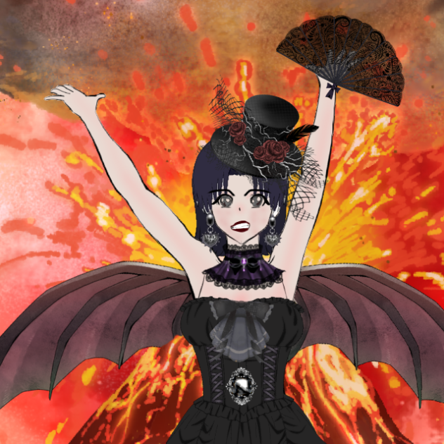 cuz I'm evil, I'm gentle - ibisPaint