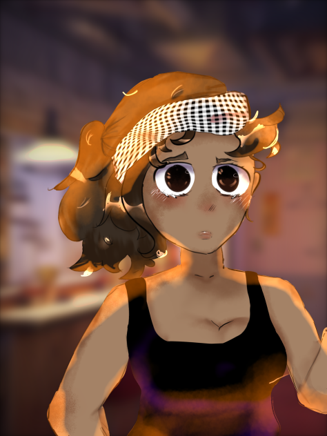 Cafe Gitl - ibisPaint