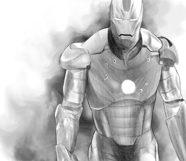 Iron Man (Sketch practice) - ibisPaint