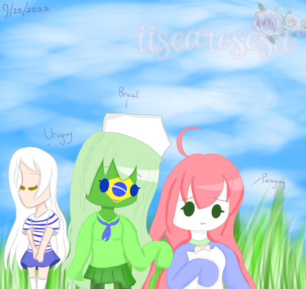 Uruguay, Brazil & Paraguay - ibisPaint