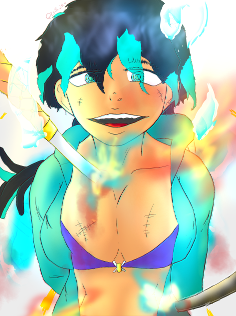 Maria Welong, Bleu azur - ibisPaint