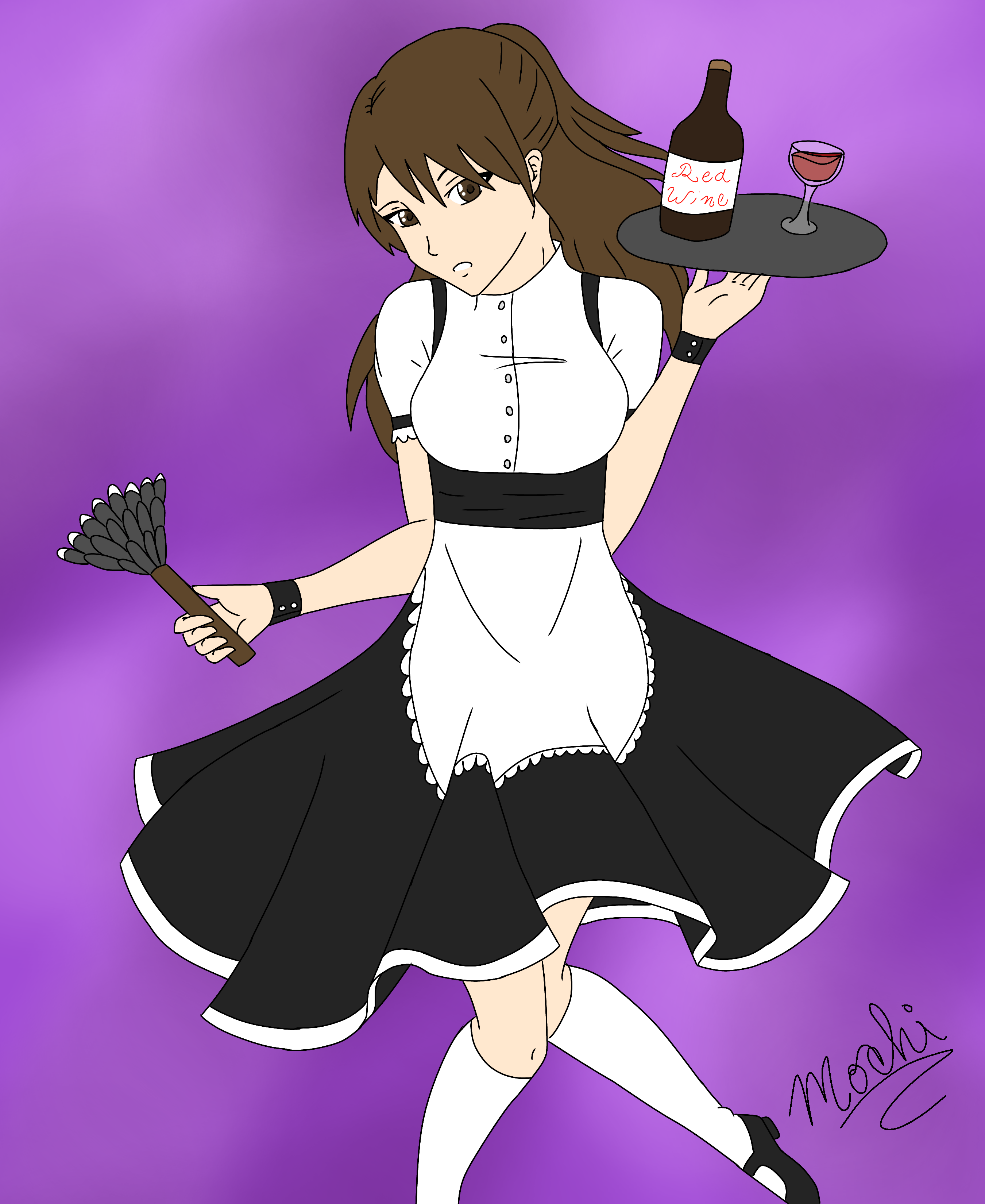 Cute maid - ibisPaint
