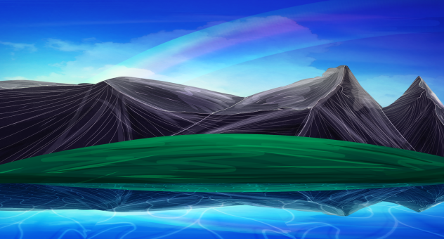 morning land escape - ibisPaint