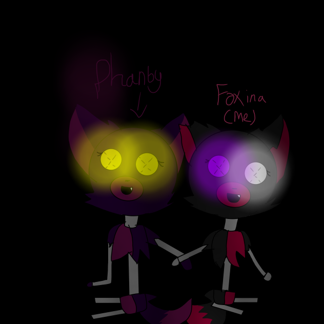 me n Phanty as plushies xx - ibisPaint