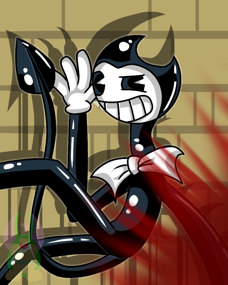 so angry Bendy OwO - ibisPaint