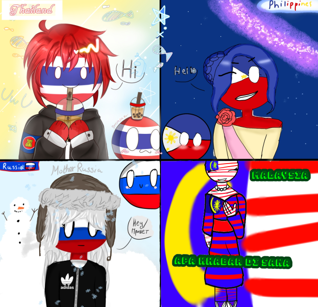 country human collab - ibisPaint