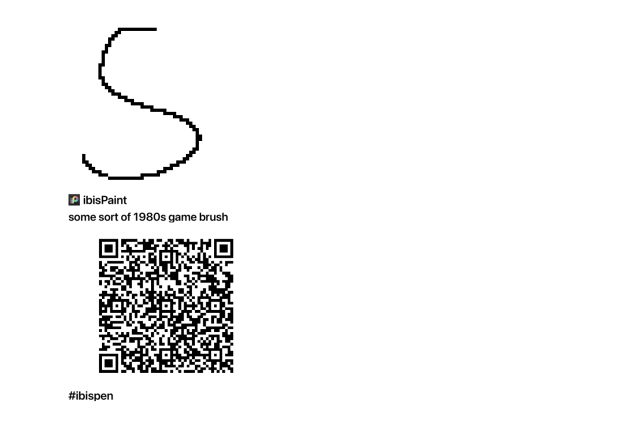 Some sort of 1980s horror game brush - ibisPaint